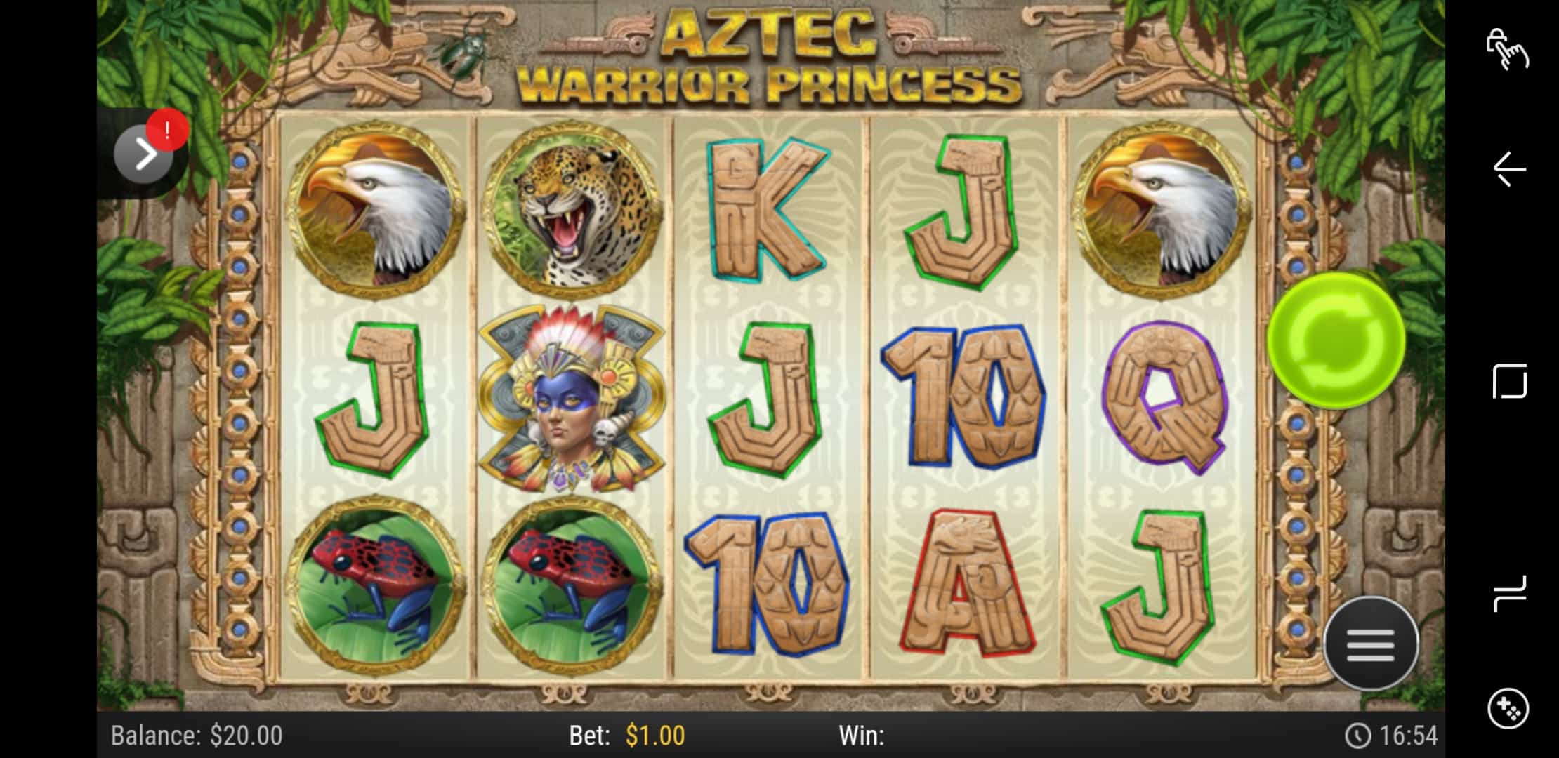 Aztec Warrior Princess: online slot van Play'n GO!