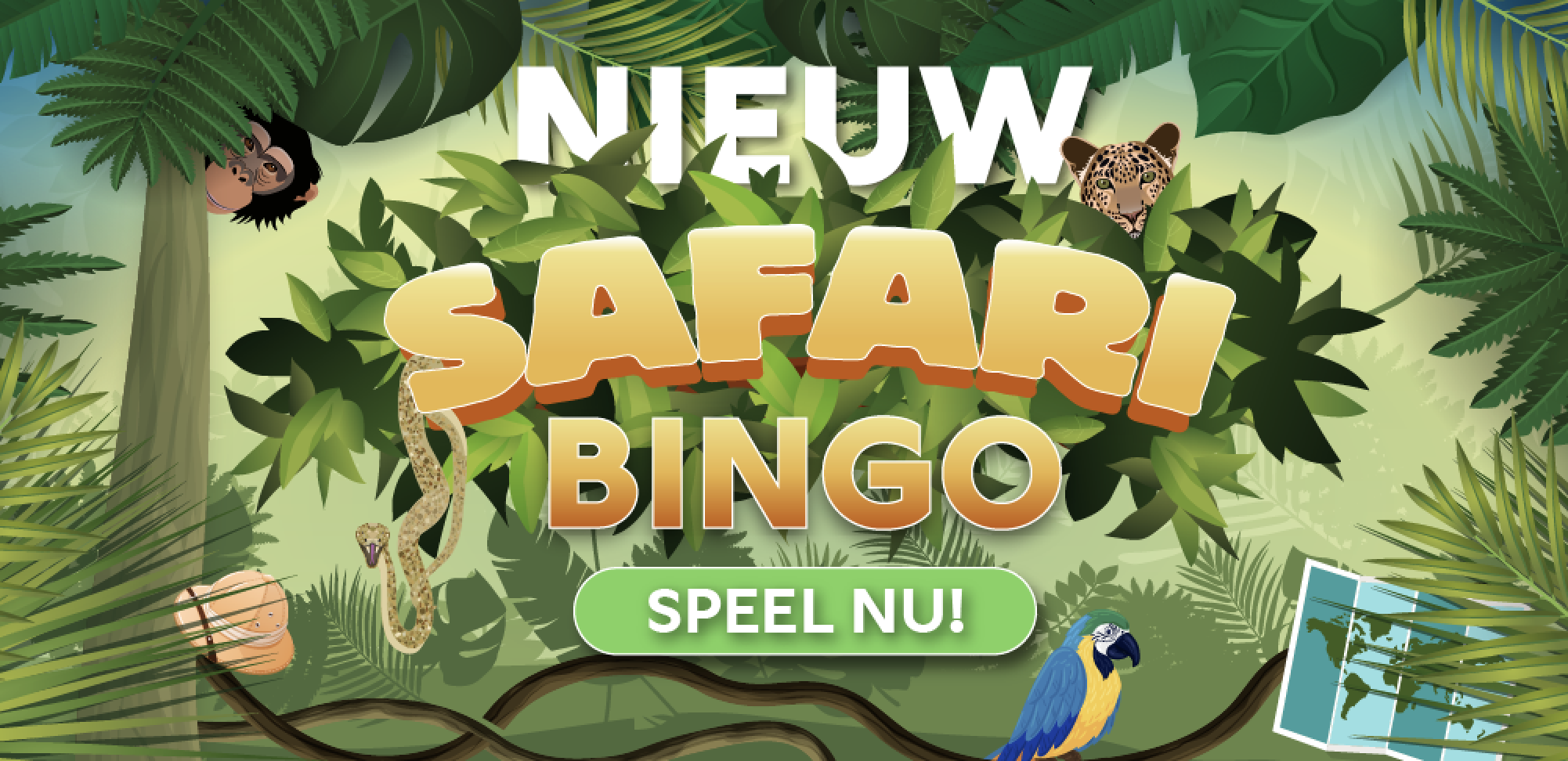 Safari bingo | Onetime.nl