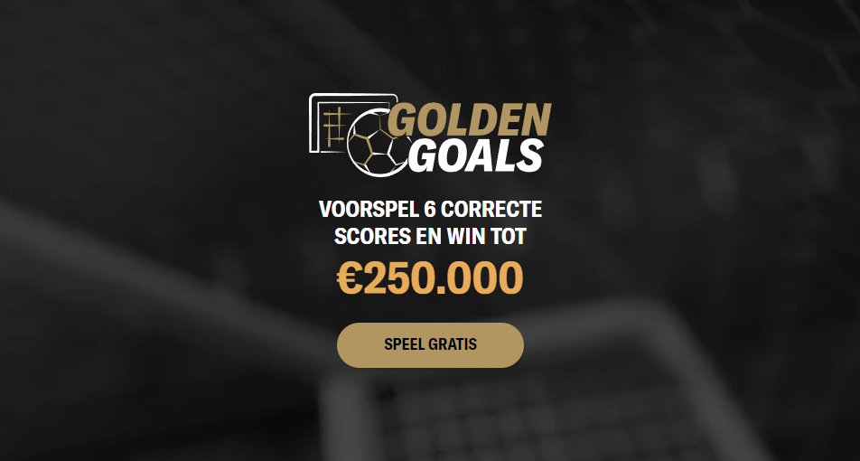 Golden Goals actie bij BetMGM: Jackpot van 250.000 | Onetime.nl