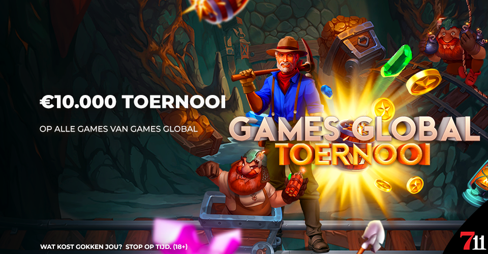711 Games Global toernooi met 10k prijzenpot | Onetime.nl