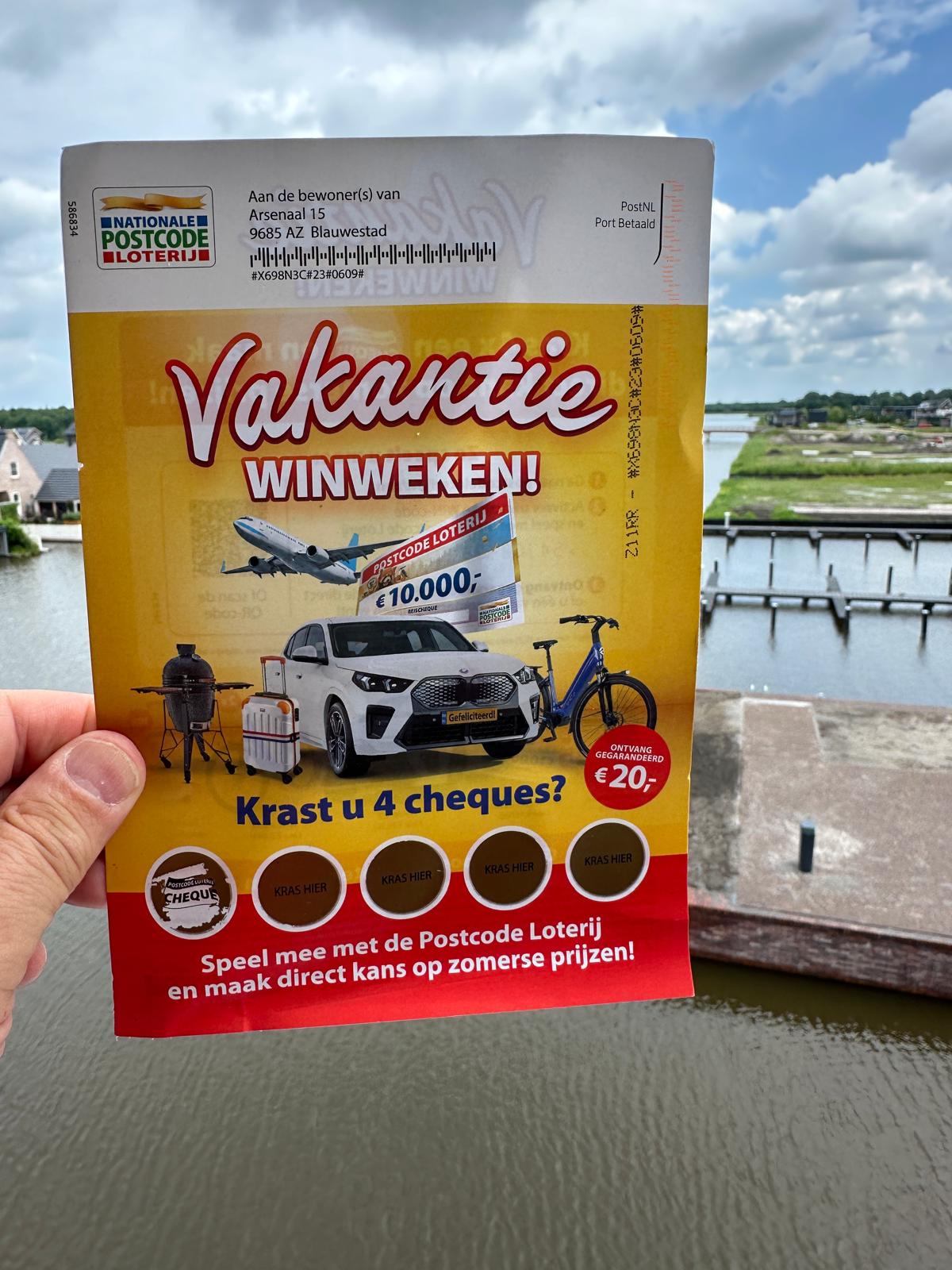 Mijn persoonlijke ervaringen met de Postcode Loterij | Onetime.nl